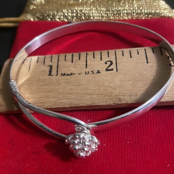 Sterling Silver 925 stamped | Jewelry | 925 Sterling Silver Rose Bangle ...